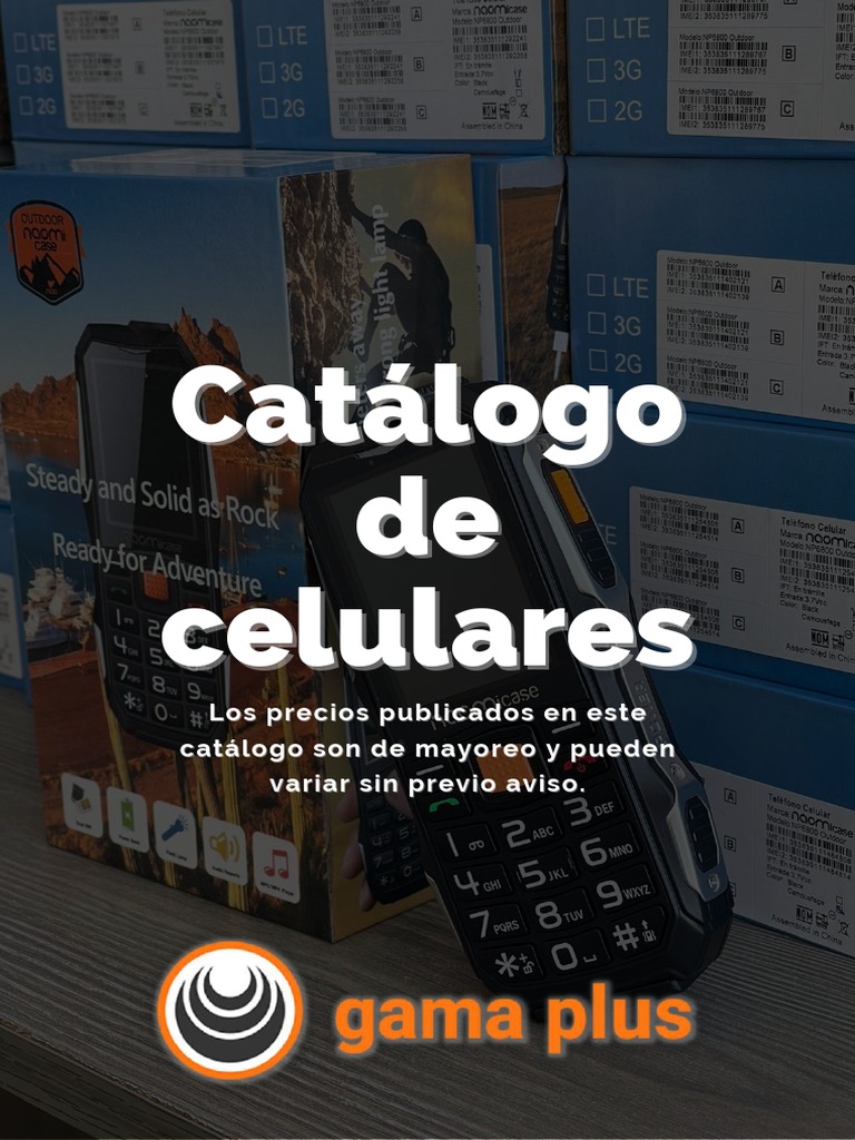 Catalogo Celulares Gama Plus Octubre 3 Del 2022 | PDF | Yo telefono ...