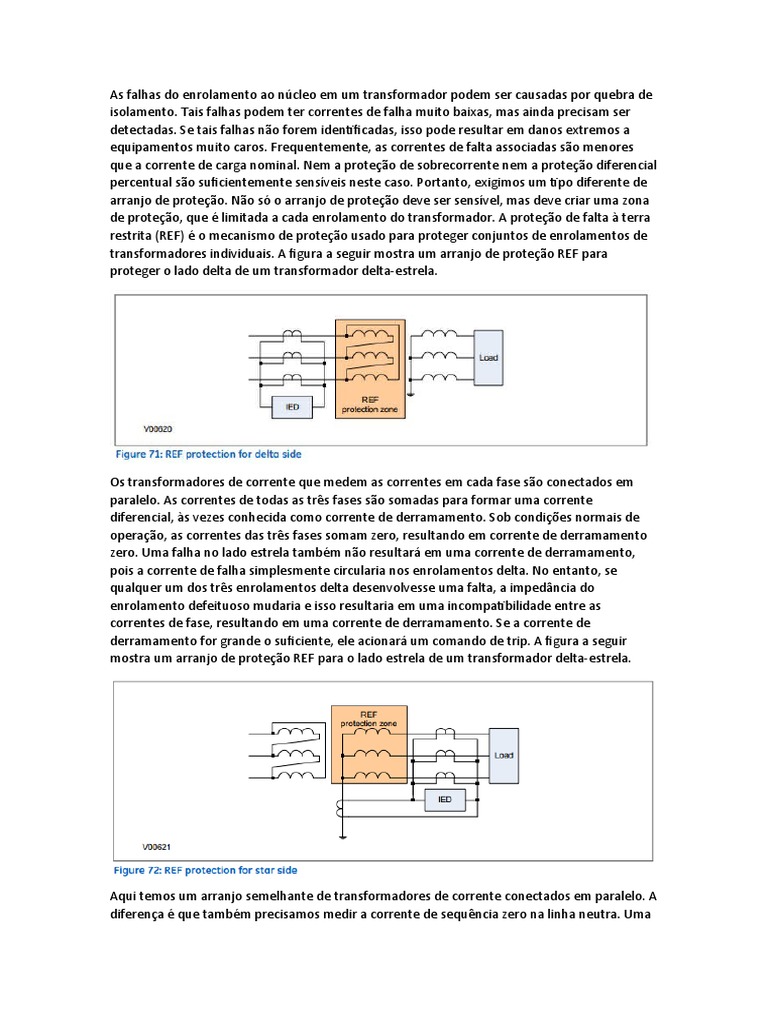 REF - MiCOM - P646 | PDF | Transformador | Corrente elétrica