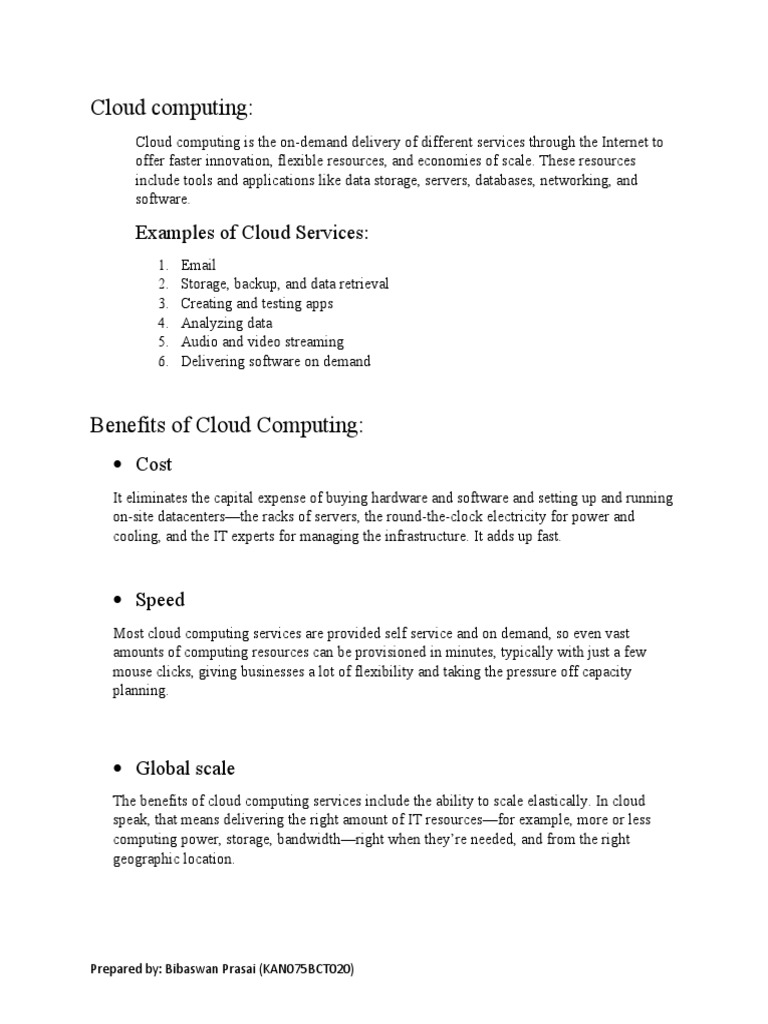 Cloud Computing Pdf Cloud Computing Platform As A Service