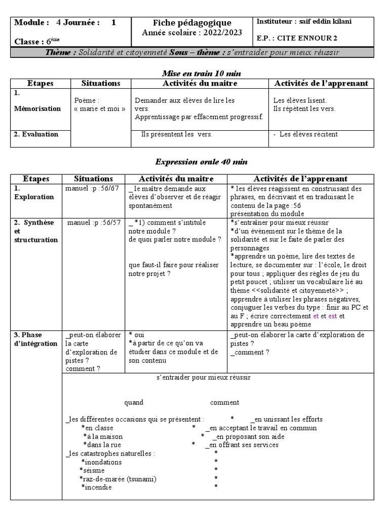 Fiche | PDF