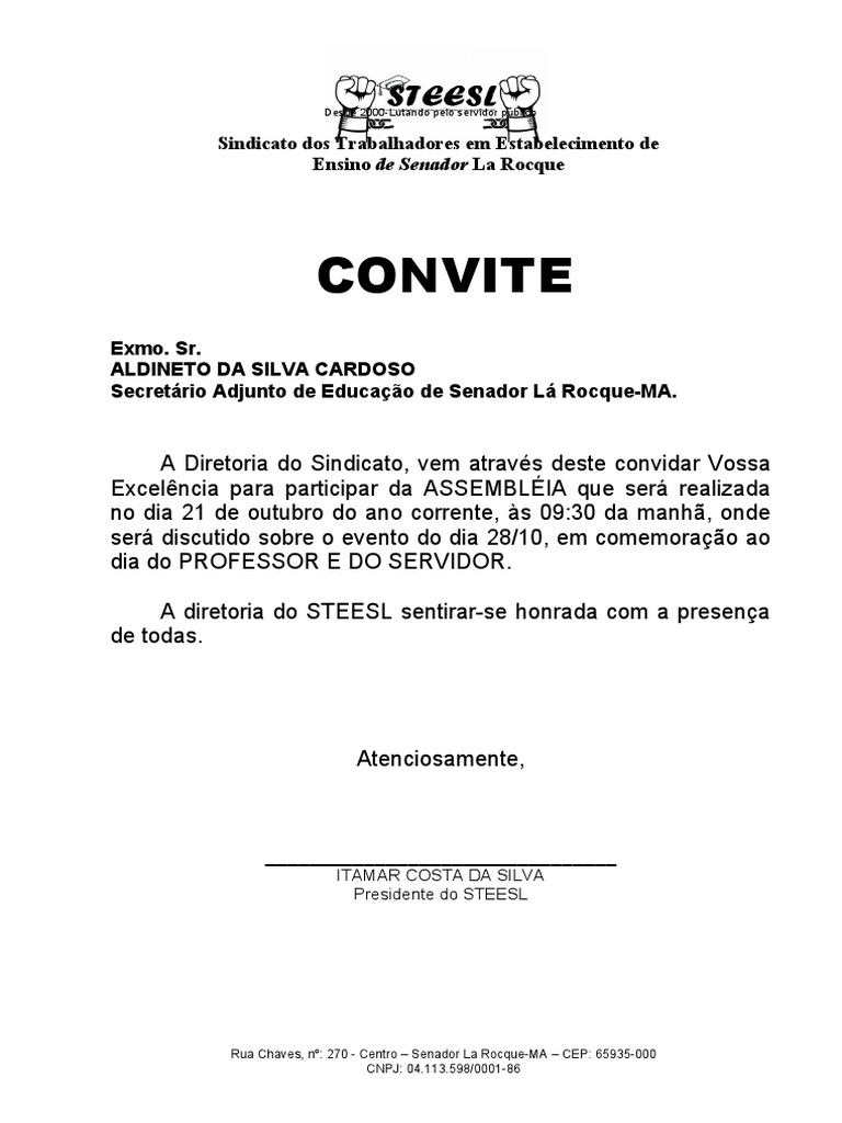 CONVITE | PDF