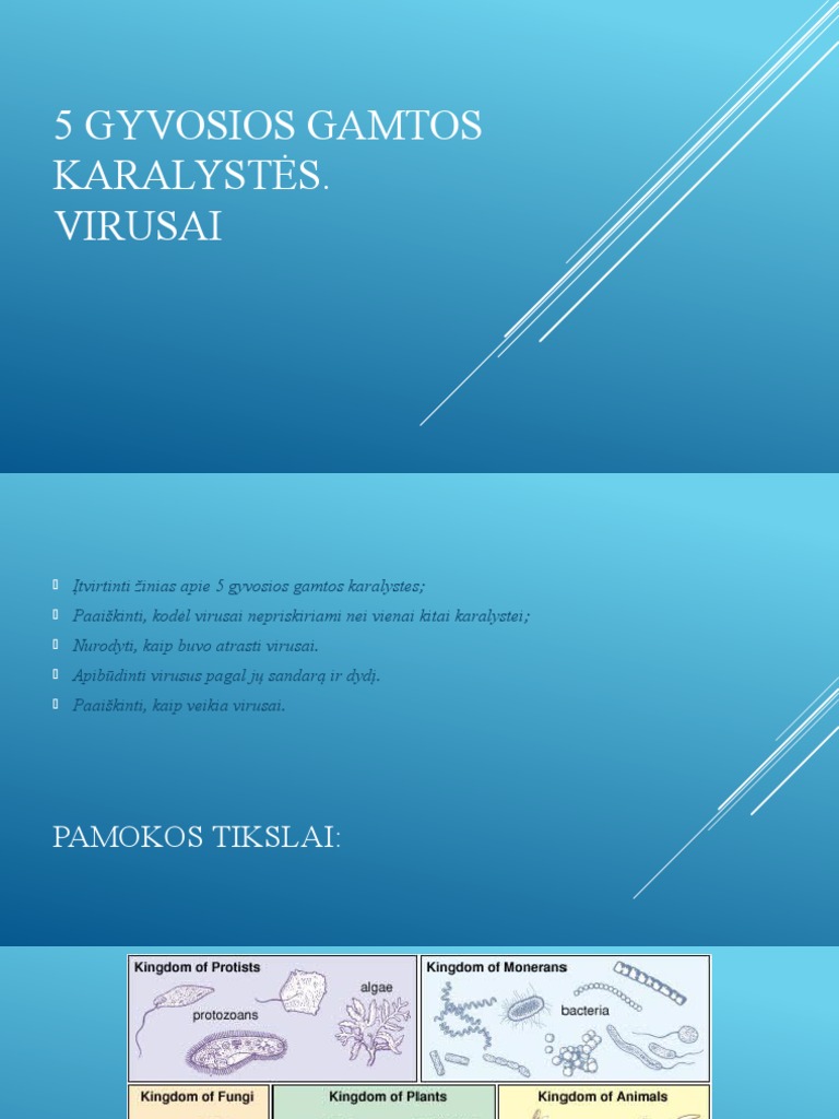 5 Gyvosios Gamtos Karalystės | PDF