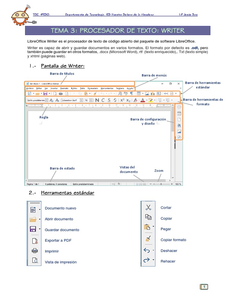 Libre Office Writer | PDF | Informática | Software