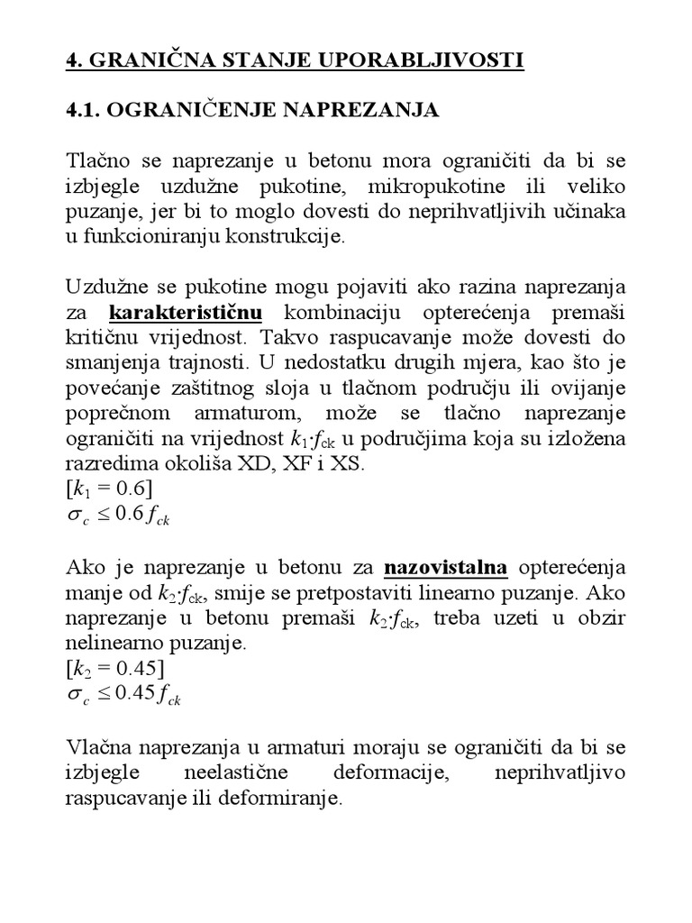Betonske Konstrukcije 4 Dio | PDF