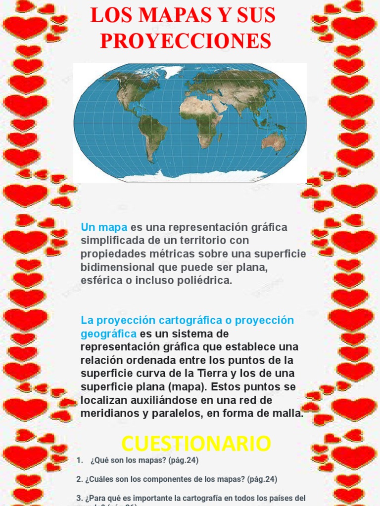 Los Mapas y Sus Proyecciones | PDF | Mapa | Cartografía