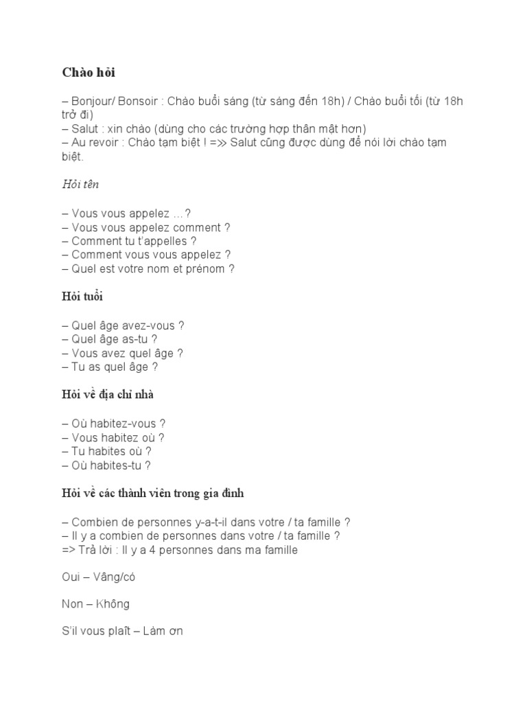 French Communication | PDF