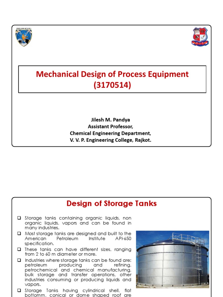 Storage Tank Design Overview | PDF | Liquids | Materials