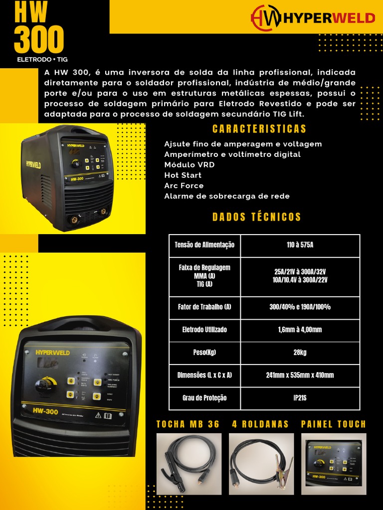 Ficha Tecnica HW 300 | PDF