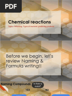 Predicting Chemical Reaction Products | PDF | Chemical Reactions | Methane