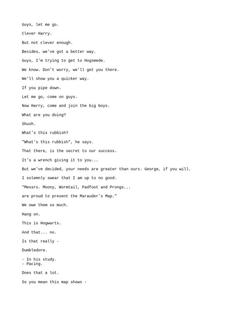 (English (United Kingdom) ) The Marauder's Map - Harry Potter and The ...