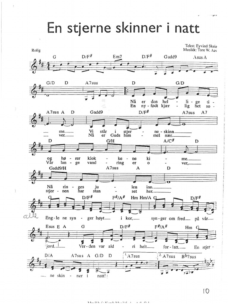 En Stjerne Skinner I Natt | PDF