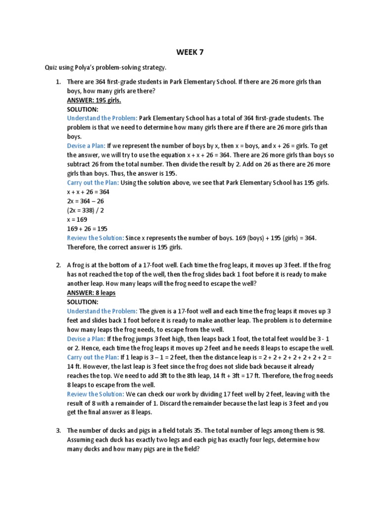 Week 7 Matmod | PDF | Equations | Mathematical Concepts