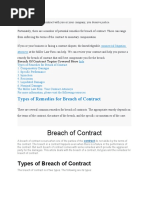Flowchart For Contract Law | PDF | Misrepresentation | Damages