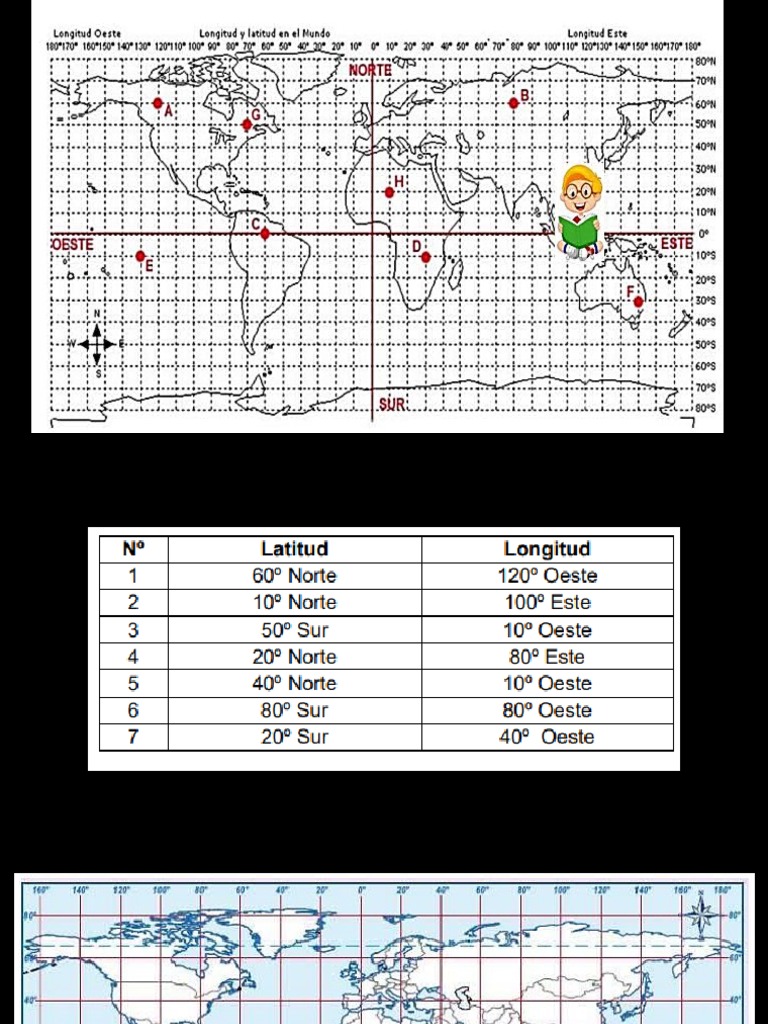Ejercicio de Coordenadas Geográficas | PDF