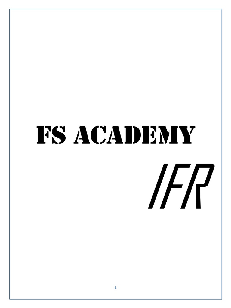 Manual IFR | PDF | Instrument Flight Rules | Visual Flight Rules Manual IFR | PDF | Instrument Flight Rules | Visual Flight Rules