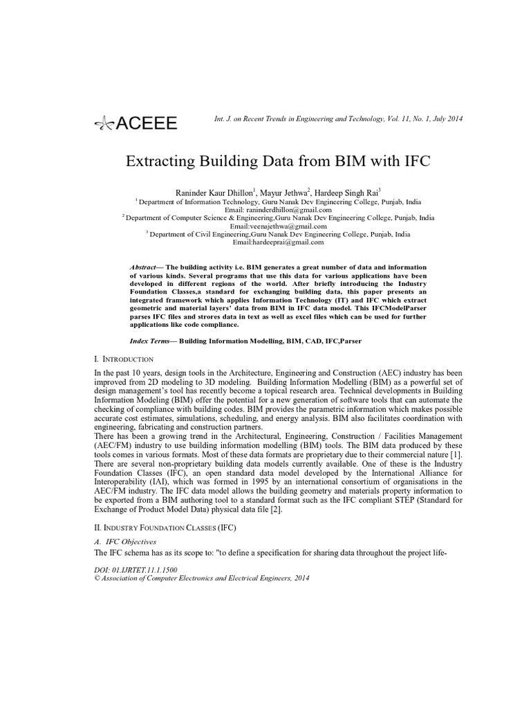 Extracting IFC From BIM | Download Free PDF | Building Information Modeling | Software Development