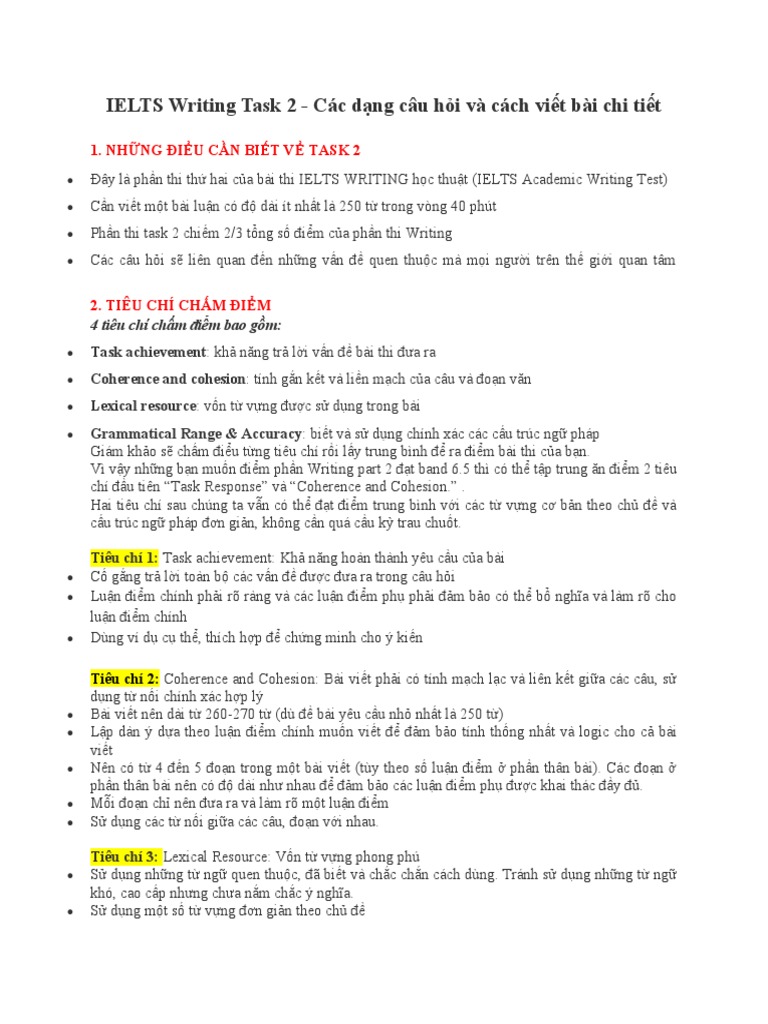 Ielts Writing Task 2 | PDF