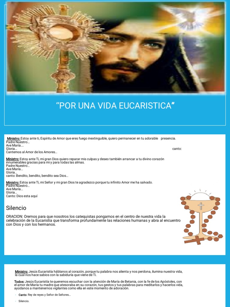 Hora Santa Didipac | PDF | eucaristía | orador del Señor