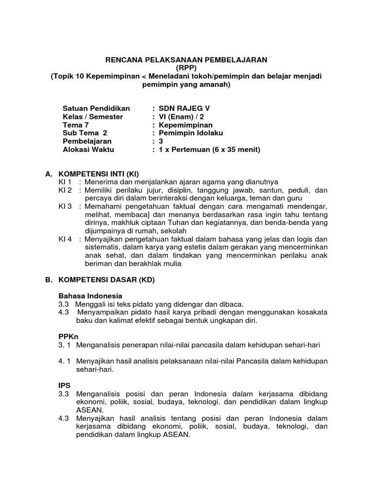 RPP Ips | PDF