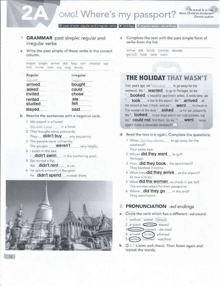 EF4E Pre-Intermediate WB - Unit 2 | PDF