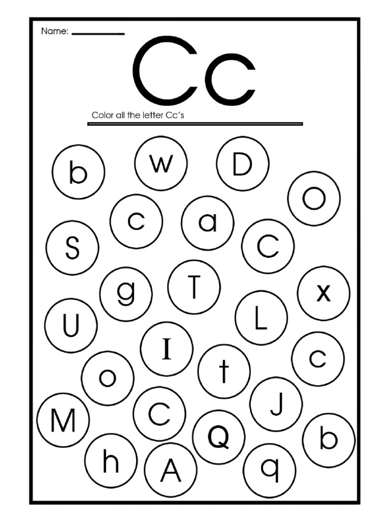 Color Letter C | PDF