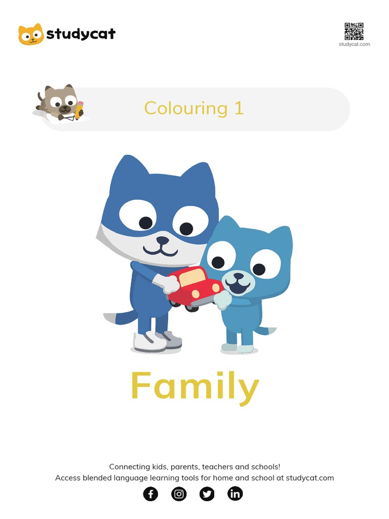 Worksheet Family Colouring 1 | PDF