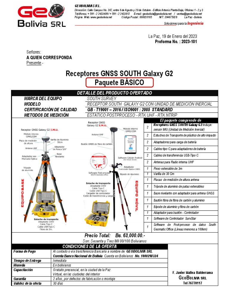 Oferta Galaxy G2 Paquete2 - Basico | PDF