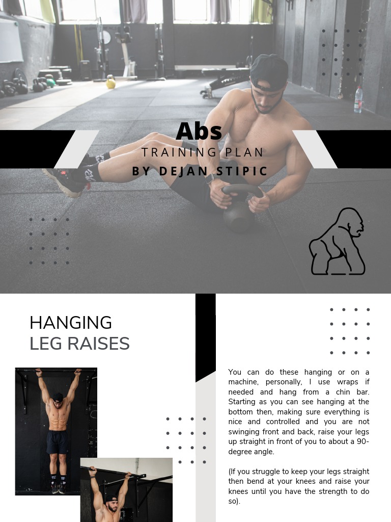 Abs Training Plan | PDF | Physical Exercise