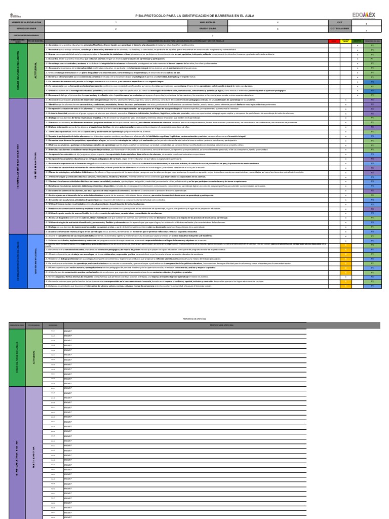 Protocolo Detección de BAP | PDF | Aprendizaje | Plan de estudios