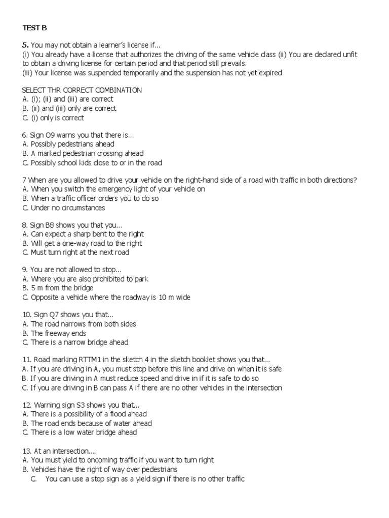 learner-s-test-b-pdf-traffic-land-transport