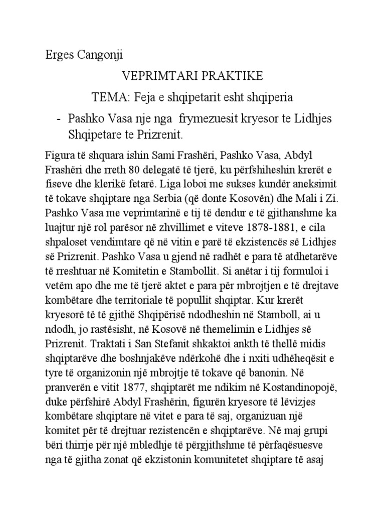 Pashko Vaso | PDF