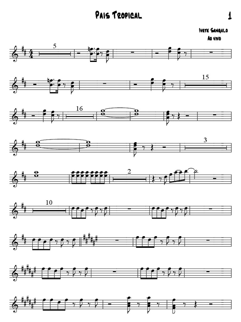 Pais Tropical-Ivete Sangalo | PDF