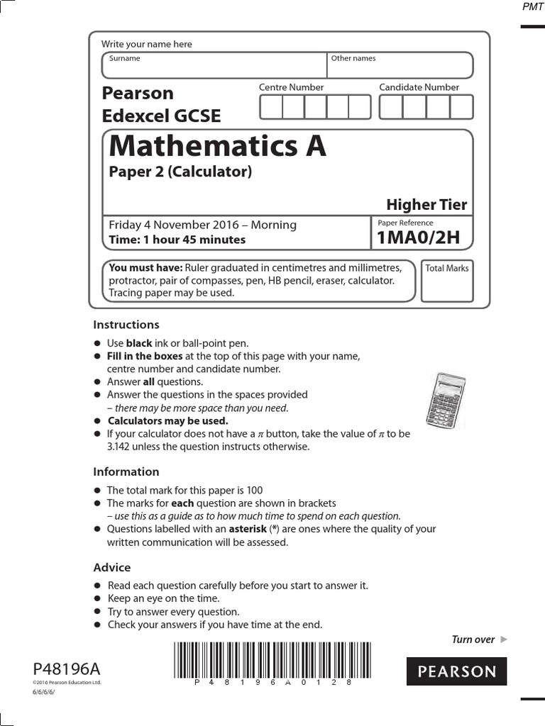 Maths Question Paper | PDF | Area | Elementary Mathematics