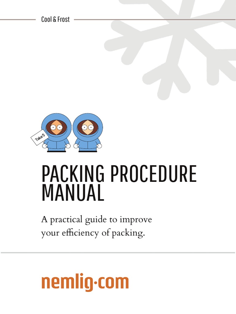 Packing Instruction Cool and Frost | PDF | Meal