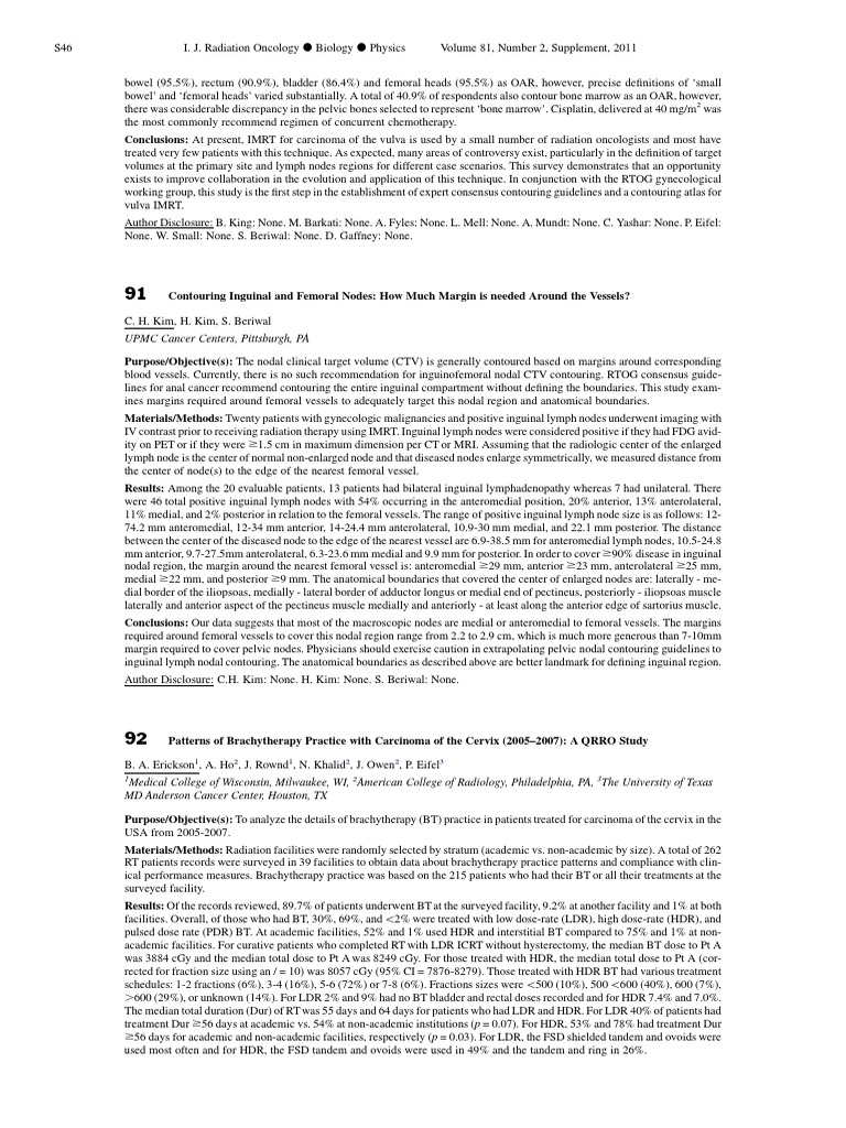 2011 - Kim, Kim, Beriwal - Contouring Inguinal and Femoral Nodes How ...