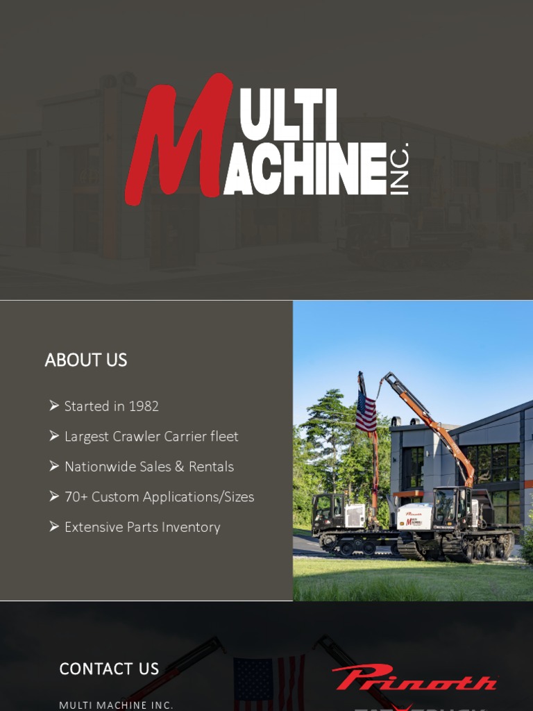 Multi Machine Catalog | PDF | Horsepower | Payload