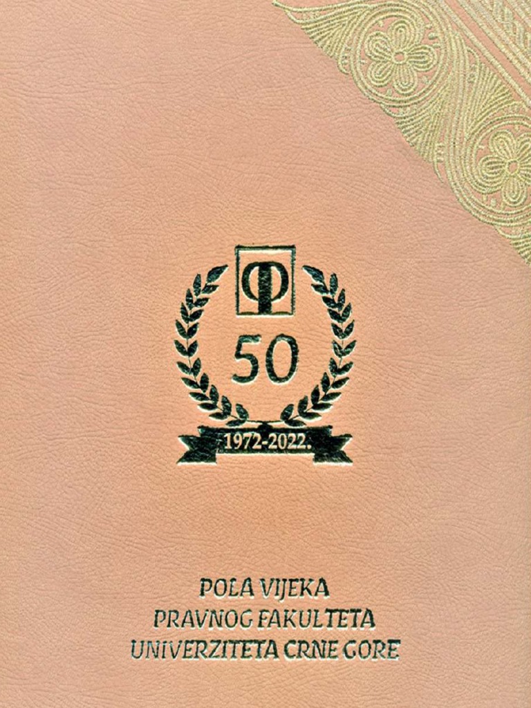 Monografija Pravnog Fakulteta | PDF