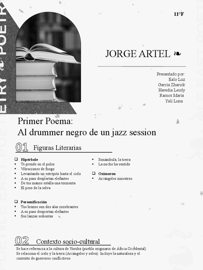 Jorge Artel Español 11° | PDF | Poesía