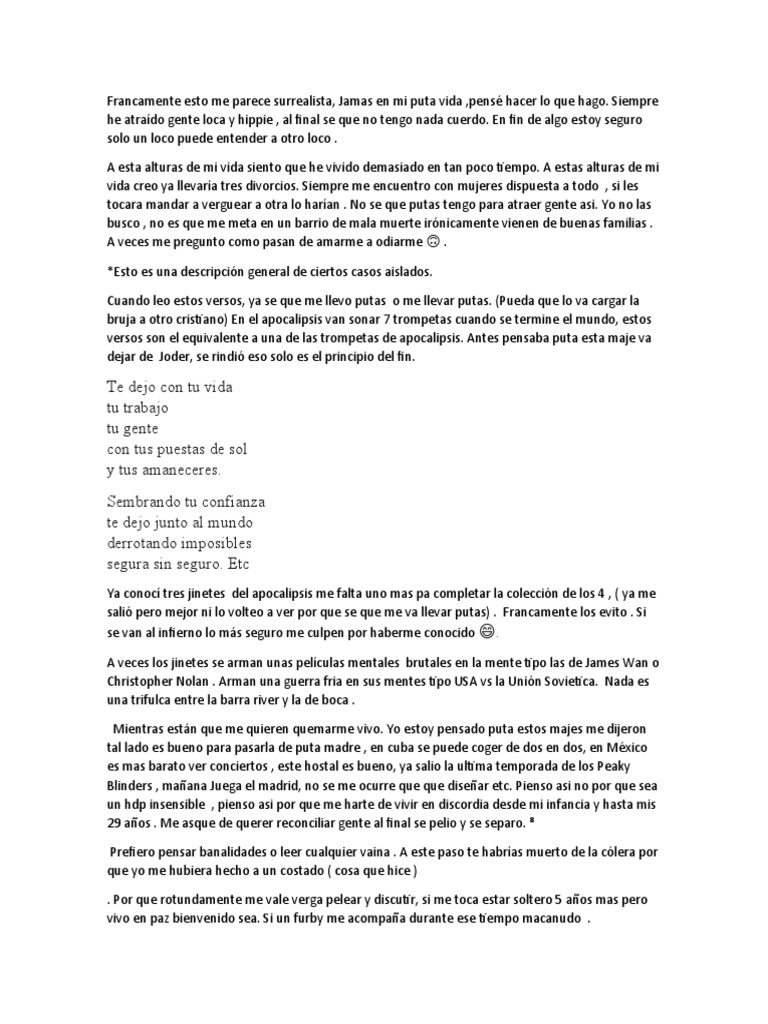 Documento U | PDF | Oración | Amor