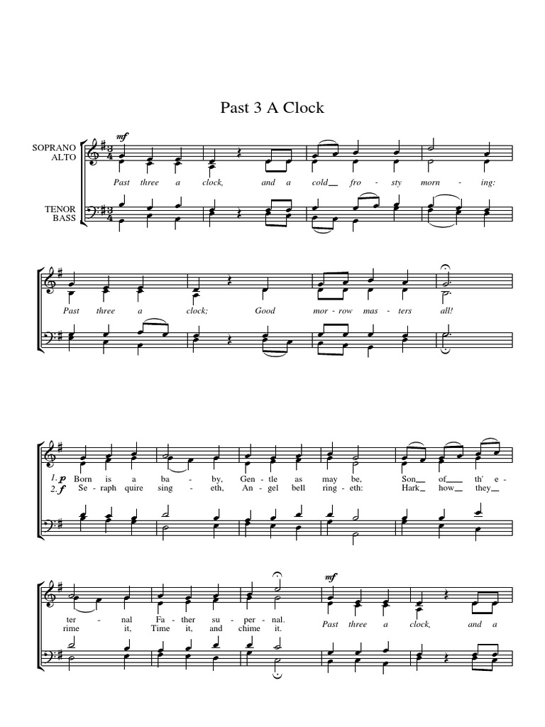 Past 3 A Clock | PDF