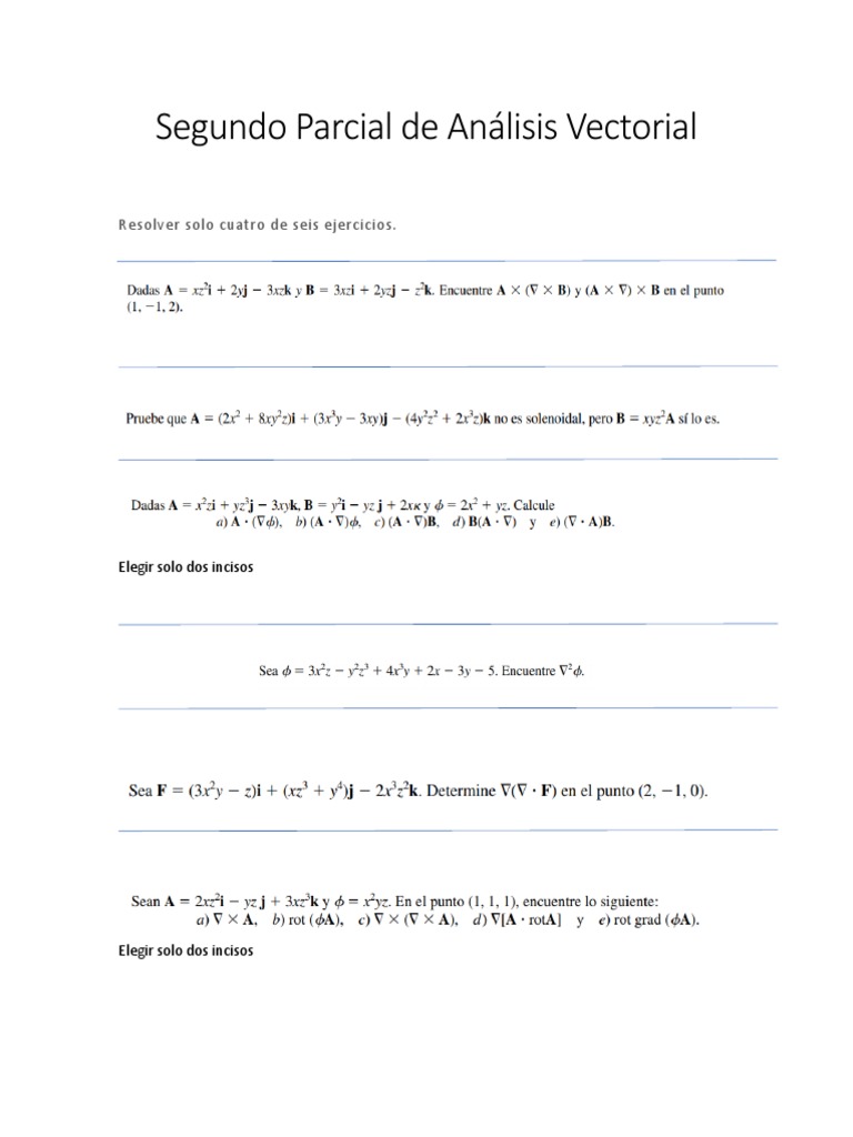 Guia ETS ESCOM Analisis Vectorial | PDF | Vector Euclidiano | Geometria plana)