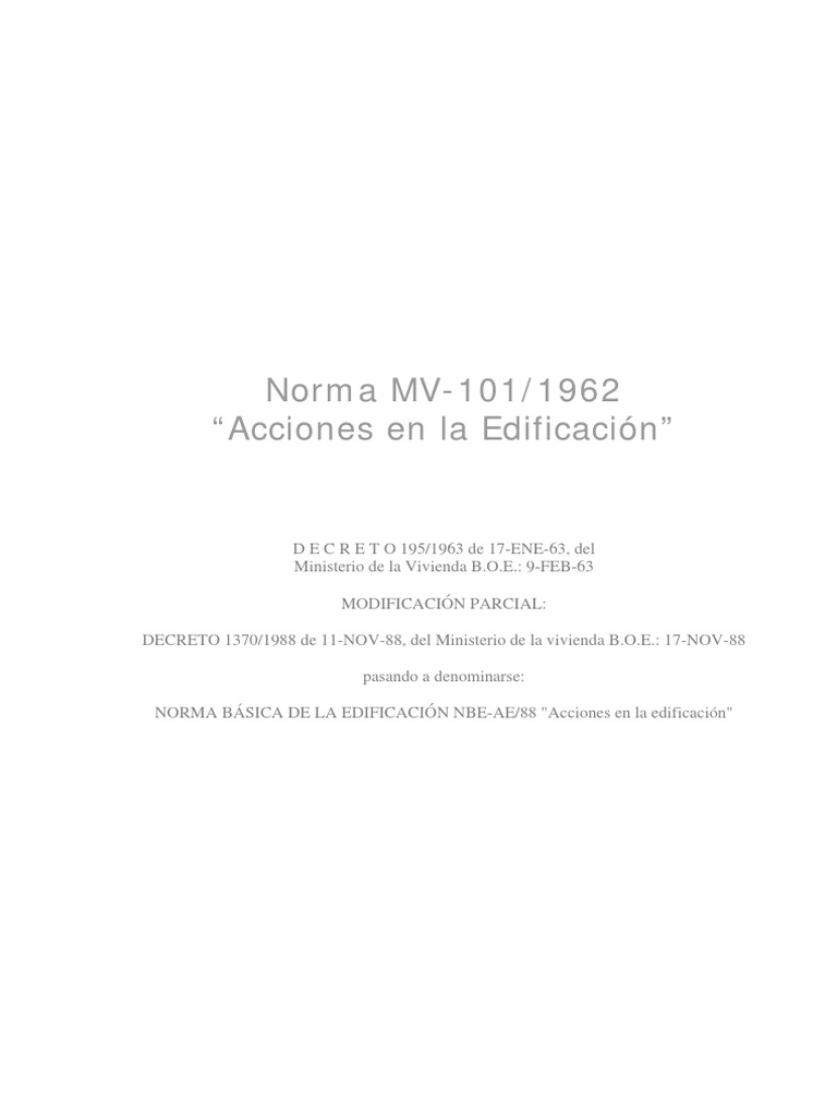 Norma MV 101-1962 | PDF | Herida | Barlovento y sotavento