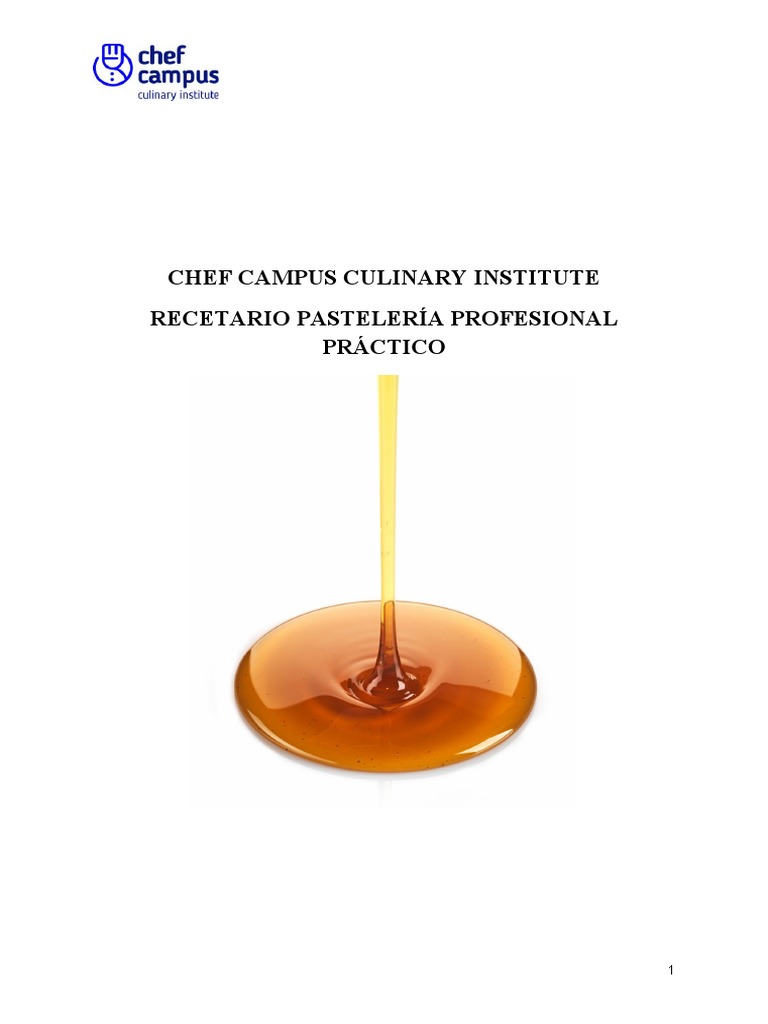 Recetario Final De Pasteleria Profesional 2020 Completo Pdf