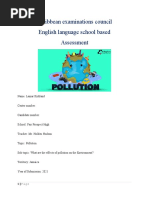 CSEC Social Studies - Sample SBA PDF | PDF