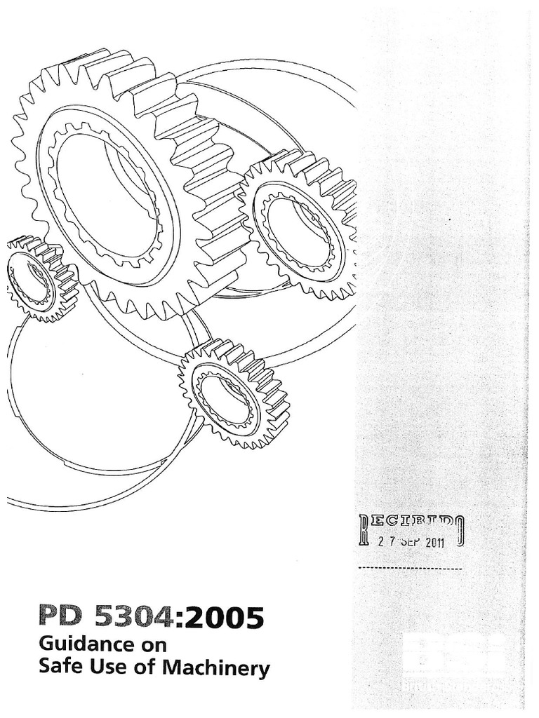 Guidance of Safe Use of Machinery - 1 | PDF