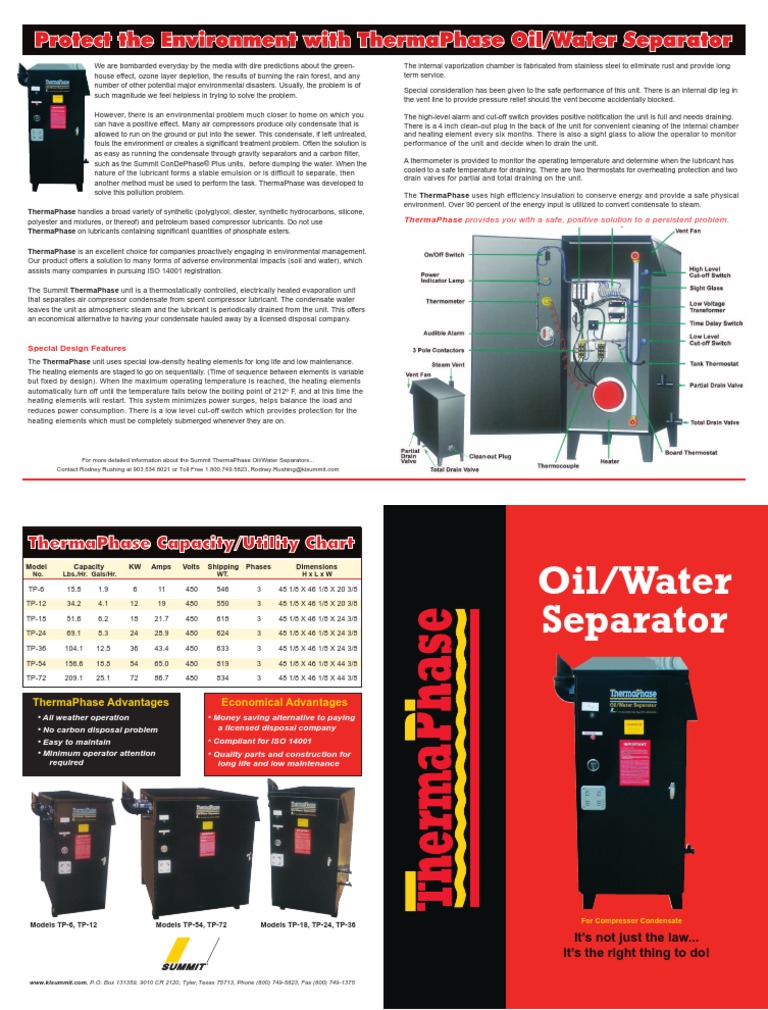 ThermaPhase Brochure | PDF | Lubricant | Water