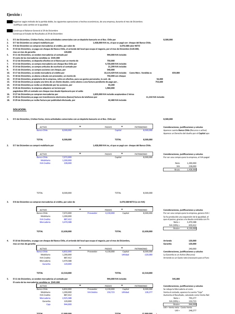Ejercicio 4 Ec Inventario Conta y Costos | PDF | Bancos | Compartir (Finanzas)