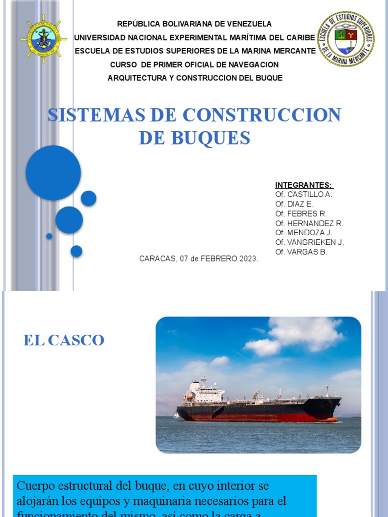 Sistemas de Construccion de Buques | PDF | Buques | Envío