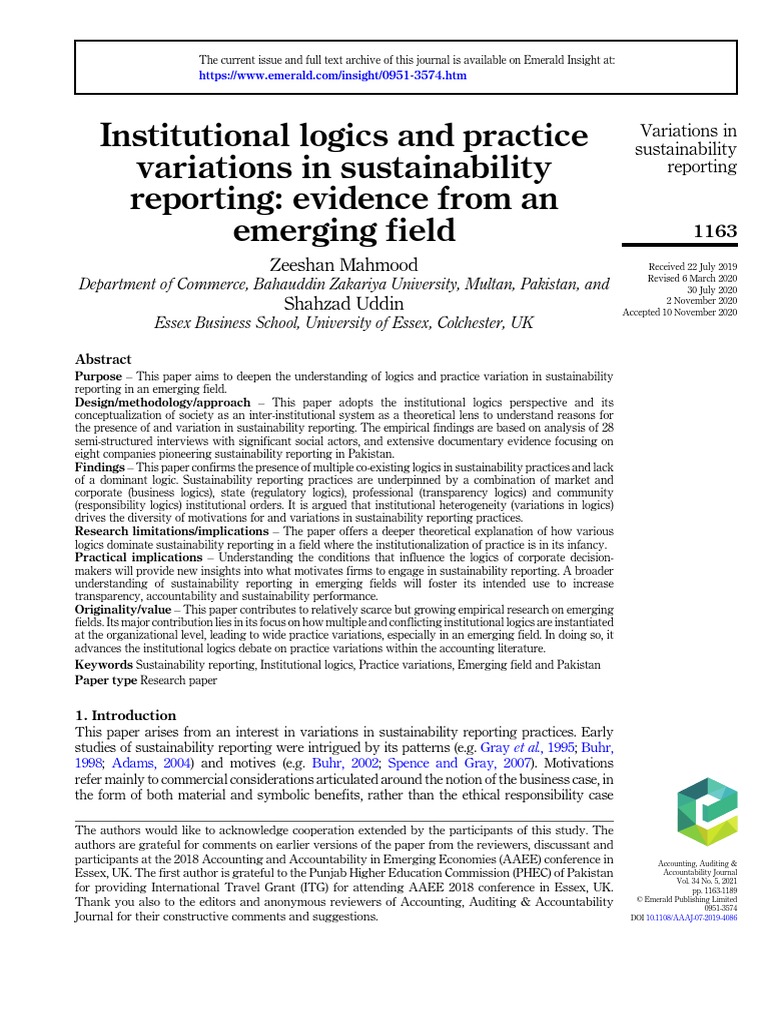 Sustainability | PDF | Corporate Social Responsibility | Sustainability