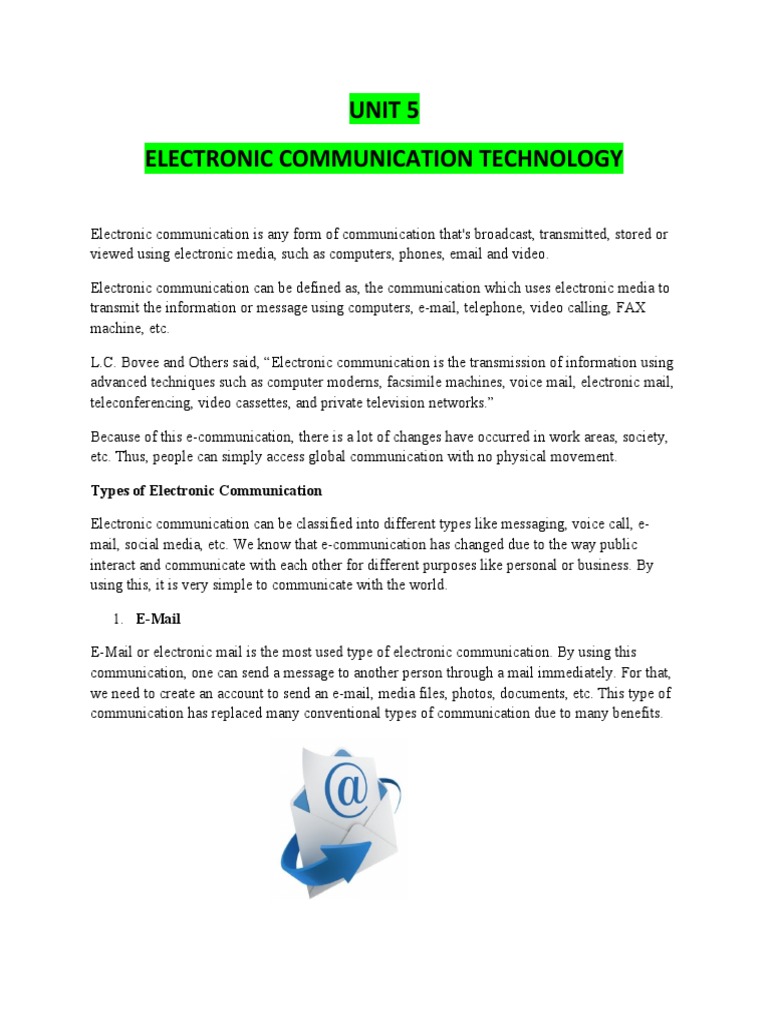 Bc Unit 5 And Unit 6 Pdf Adverb Communication 2750